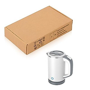 EVATEK Small Electric Kettle, Travel Mini Hot Water Boiler Heater, 304 Stainless Steel 0.8L Portable Electric Kettles for Boiling Water, 5 Mins Coffee Kettle Travel Teapot with Auto Shut-Off