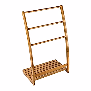 LIRUXUN Floor Clotheshorse Indoor Clothes Dryer Rack Towels Hanging Rack and Wood Stable Ground Clothes Hanger