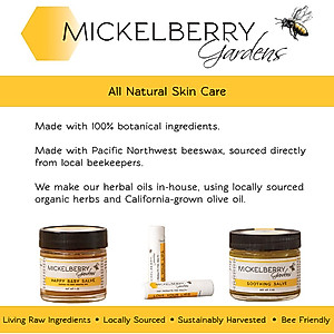 Herbal Baby Salve, Natural Diaper Rash Ointment - Organic Calendula Body Products for Babies (1 ounce)