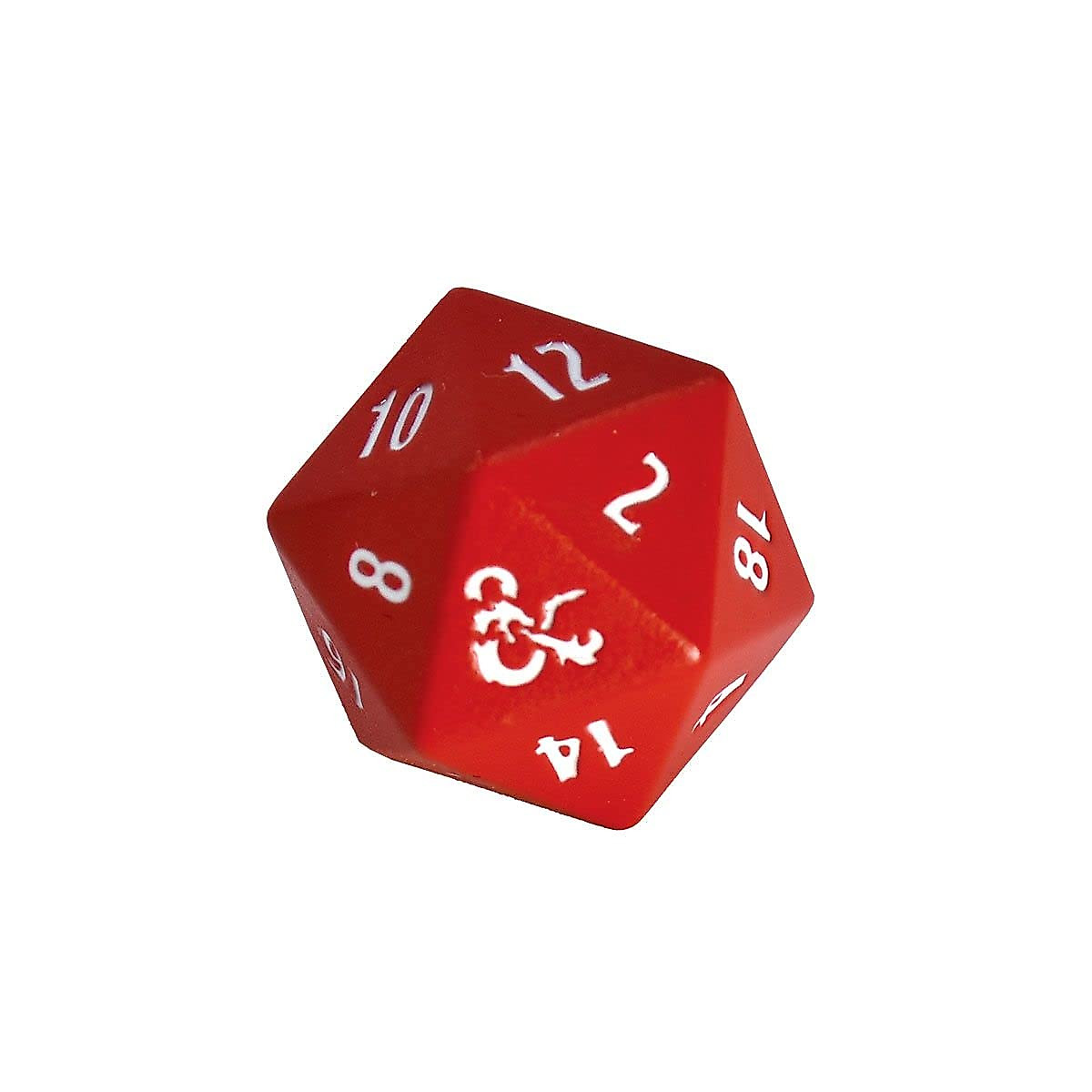 Heavy Metal Red and White RPG Dice Set for Dungeons & Dragons