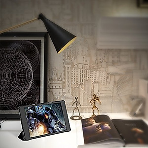 JETech Case for Amazon Fire HD 8 Tablet (8th / 7th / 6th Generation - 2018, 2017 and 2016 Release) Smart Cover with Auto Sleep/Wake (Black)