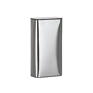 MagnaKoys Rectangular Silver Metal Hinged Lid Tin Containers (3 Pack)