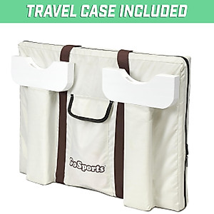 GoSports 2 foot Width Giant 4 in a Row Game with Carrying Case, Made from Wood