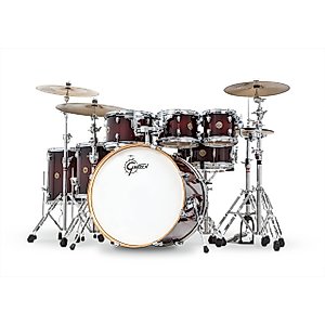 Gretsch CM1E826PDCB 2014 Catalina Maple 6-Piece Shell Pack with Free Additional 8" Tom, Deep Cherry Burst