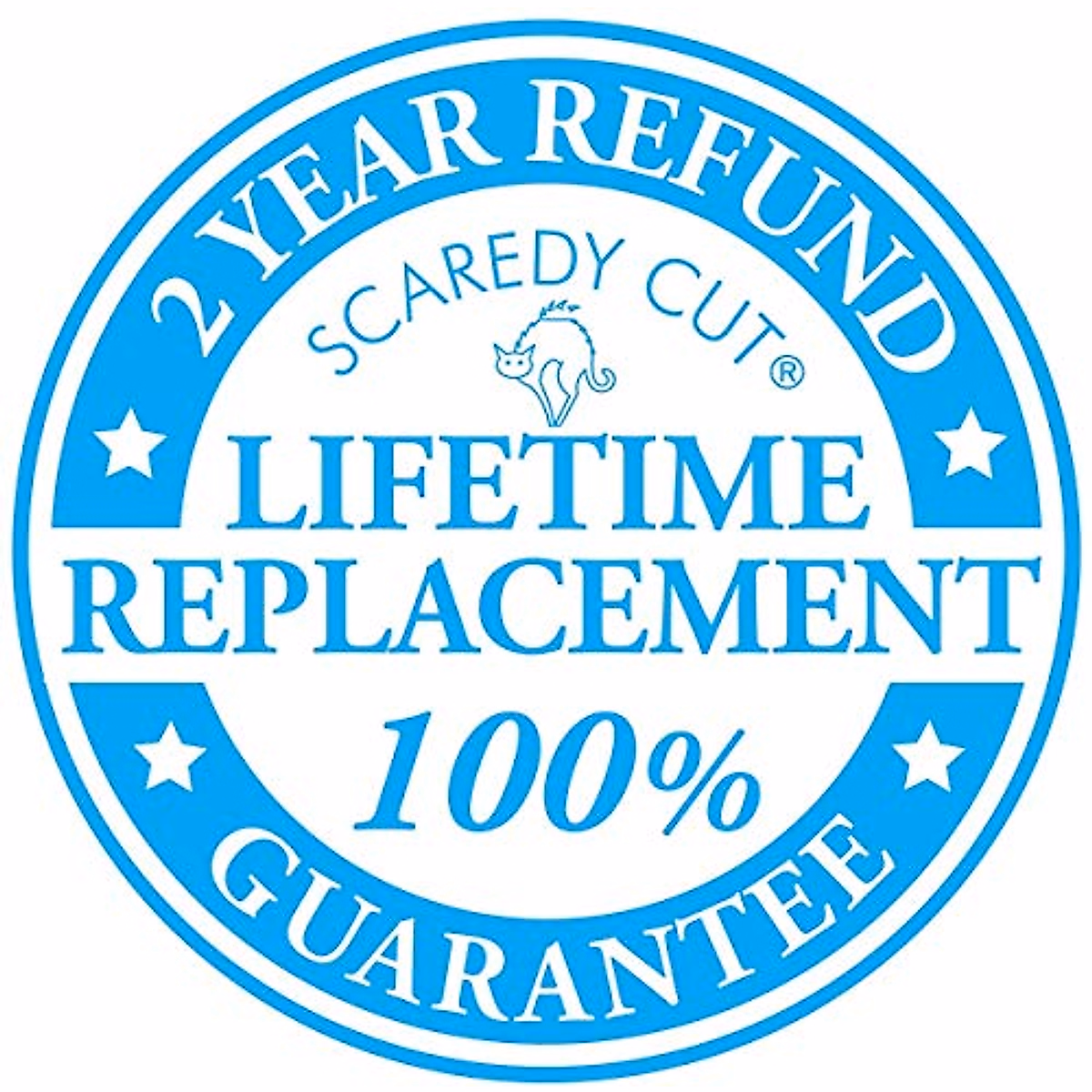 Tiny Trim 4.5" Ball-Tipped Scissor for Dog, Cat and all Pet Grooming - Ear, Nose, Face & Paw - Scaredy Cut's small Safety Scissor