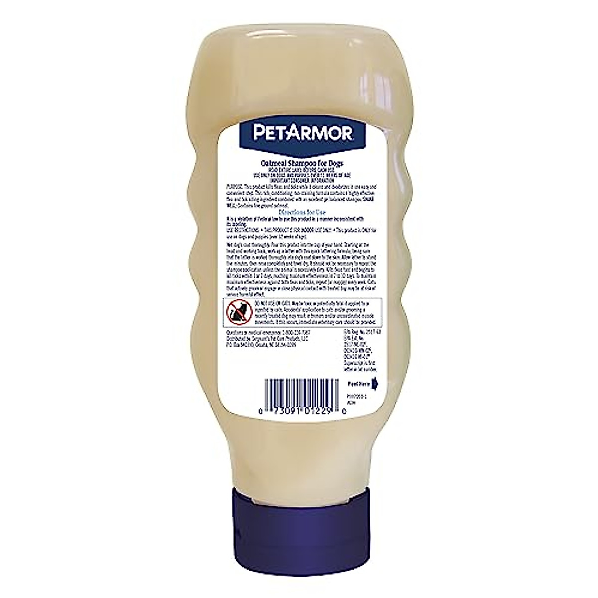 PetArmor Flea & Tick Protection Oatmeal Shampoo for Dogs, Hawaiian Ginger Scent, 18 oz