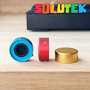 SOLUTEK Footswitch Topper Guitar Pedal Button Caps with 3 Set Screws and Protective Fitting Increasing Accuracy,Comfort for Common Switches diameter of 3/8"| SOLUTEK BUTTONS V1 6Pcs Multicolors