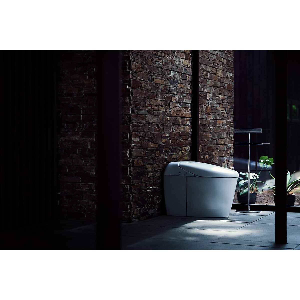 TOTO MS988CUMFG#01 NEOREST RH Dual Flush 1.0 or 0.8 GPF Toilet with Intergeated Bidet Seat and EWATER White-MS988CUMFG, Cotton White