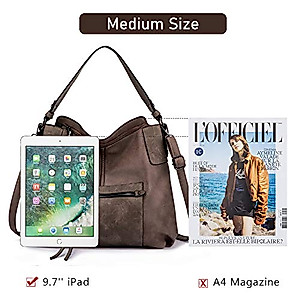 Realer Hobo Purses and Handbags for Women, Shoulder Bag Crossbody Bags with Tassel Small