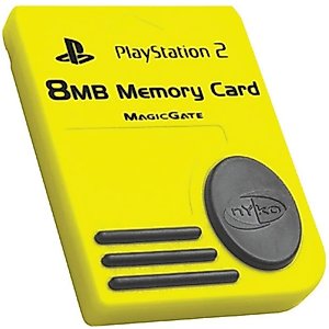 PlayStation 2 8MB Memory Card (Yellow)