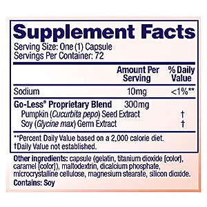 AZO Bladder Control with Go-Less Daily Supplement | Helps Reduce Occasional Urgency* | Helps reduce occasional leakage due to laughing, sneezing and exercise††† | 72 Capsules