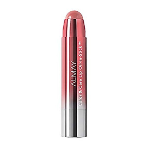 Almay Color & Care Lip Oil In Stick, Rosy Glaze 120, 0.09 Oz