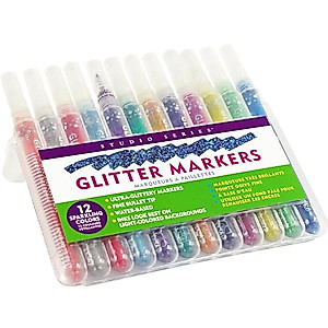 Studio Series Glitter Marker Set (12-piece set)