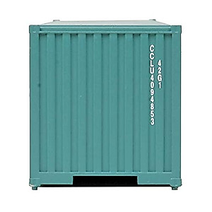 Walthers SceneMaster 949-8151 HO Scale Model of China Shipping (Green, White) 40' Corrugated Container