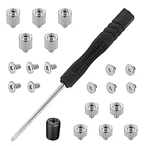 daier 22pcs/Set Computer Screws,M.2 Screws and Standoff Sets SSD NVMe Standoff Screws for ASUS Motherboard & M.2 Drives