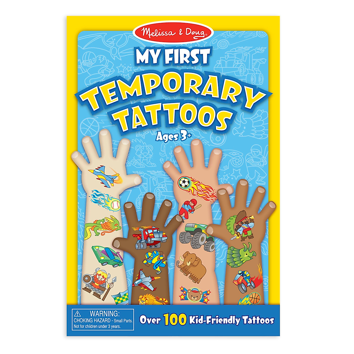 Melissa & Doug My First Temporary Tattoos - Blue