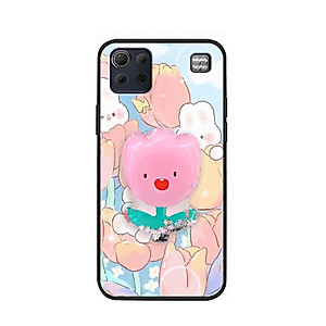 Protective TPU Lulumi Phone Case for LG K92 5G/Q92, Back Cover Drift Sand Silicone Durable Cartoon Anti-Knock Foothold Cute Shockproof Anti-dust Cartoon Dirt-Resistant Waterproof Kickstand, 7