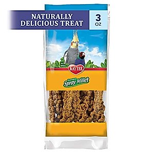 Kaytee Spray Millet Treat for Pet Birds, 3 Ounce