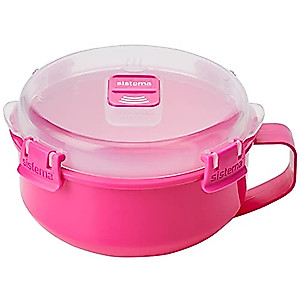 Sistema Microwave Breakfast Bowl, 850ml, Colors May Vary, Size 850ml (Pack of 4)