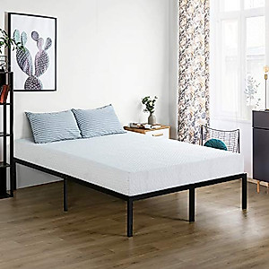PrimaSleep 9 Inch Multi Layer Gel-Infused Memory Foam Mattress, Full, White