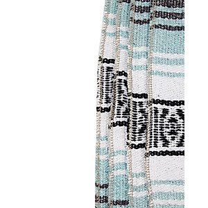 Canyon Creek Authentic Mexican Yoga Falsa Blanket (Sea Green)
