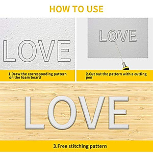 Jhua Hot Knife Foam Cutter Electric Styrofoam Cutting Tool 36W Hot Wire Foam Cutter Electric Foam Cutting Machine Pen Hot Pen 5CM Styrofoam Cutter Cutting Tool Kit