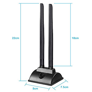 Bingfu 4G LTE Antenna Magnetic Base 6dBi 4G LTE MIMO SMA Male Antenna Compatible with 4G LTE Wireless CPE Router Cellular Gateway Industrial IoT Router MiFi Mobile Hotspot Modem USB Dongle Adapter