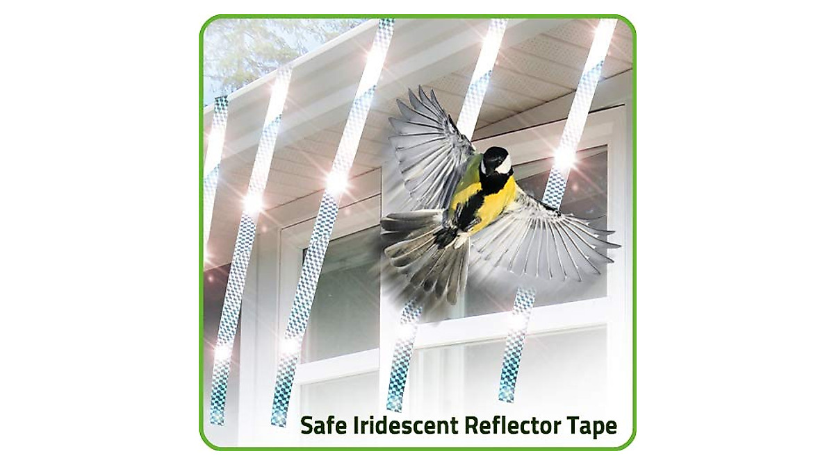 De-Bird Scare Tape - Effective Outdoor Bird Deterrent Solution