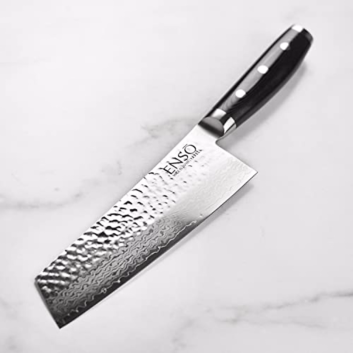 Enso HD 7" Bunka Knife - Made in Japan - VG10 Hammered Damascus Stainless Steel