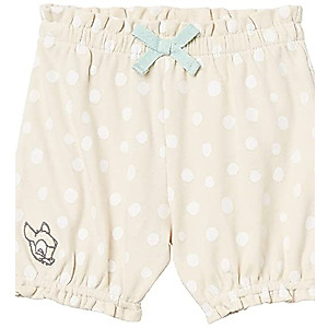 Amazon Essentials Disney | Marvel | Star Wars | Princess Baby Girls' Bloomer Shorts, Pack of 3, Bambi Nature, 18 Months