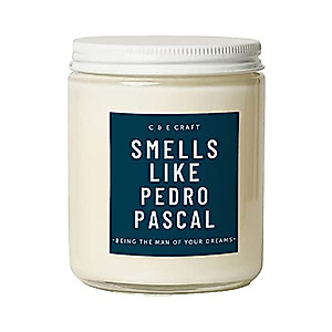 CE Craft Smells Like Pedro Pascal Candle - Midnight Musk Scented - Celebrity Prayer Candle, Pedro Worship Candle, Gift for Her