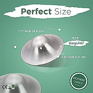 The Original Silver Nursing Cups, Nipple Shields for Nursing Newborn, Nipple Protector for Breastfeeding, Nipple Covers Breastfeeding, No Need Nipple Cream, Newborn Essentials Must Haves