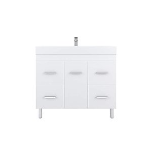 Alya Bath Ripley Bathroom Vanity, 42", White