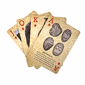 Paradise Cay Publications, Inc. Squatch METALWORKS Bigfoot Playing Cards - Standard 52 Card Deck - Unique and Fun Playing Cards with Illustrations and Facts - Perfect for Sasquatch Enthusiasts