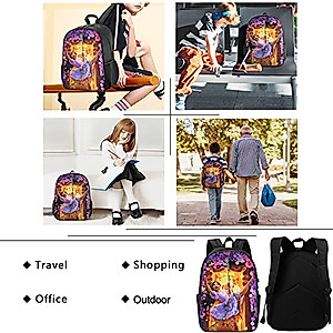 Cute Anime Backpack 3D Printed Cartoon Mirabel Large Backpacks Unisex Sports Travel Bag Fans Gifts 17 Inch