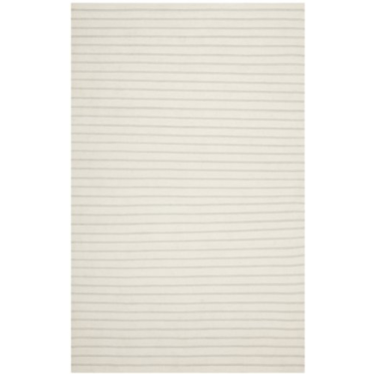 SAFAVIEH Dhurries Collection 5' x 8' White DHU313D Handmade Flatweave Premium Wool Area Rug