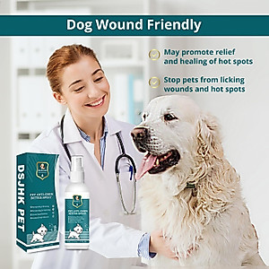 AENEY Bitter Spray for Dogs to Stop Chewing and Licking, No Chew Spray for Dogs, Stop Licking Wounds and Hot Spots, Protecting Furniture, Pet Corrector Spray for Dogs