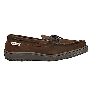 L.B. Evans Hideaways Men's Marion Moccassin,Chocolate,10 3E US