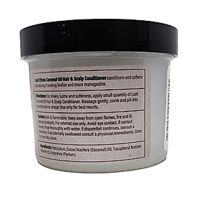 Lusti Coconut Oil Hair & Scalp Conditioner for Maximum Sheen, 4 Fl. oz
