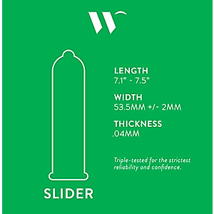 WINK Slider Condoms, 24 count