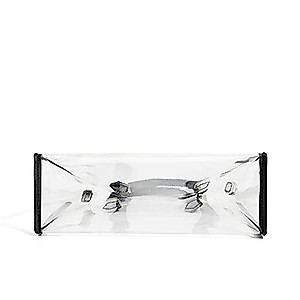 Tiwougel Women Clear Crossbody Purses and Handbags synthetic Leather Top Handle Satchel Shoulder Tote Bags Medium