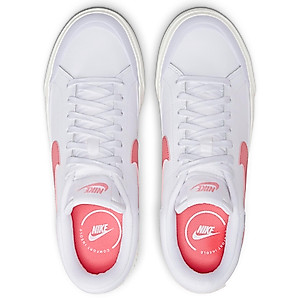 Nike Wmns Court Legacy Lift Women's Trainers, White Pink, 8 US