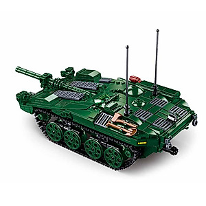 DAHONPA Stridsvagn 103 Tank Army Building Block(692 PCS), Military Historical Collection Model with 2 Soldier Figures,Toys Gifts for Kid and Adult.