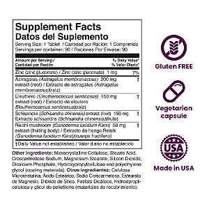 Univera Super Immune: Premium Herbal Formula for Immune Health - Reishi Mushroom, Astragalus, Schisandra & Eleuthero Extract - 90 Tablets