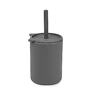 Straw Cups for Toddlers 12M+, Silicone Baby Cup with Straw Non-smell, Silicone Straw Cup 5oz.