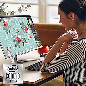 Acer Aspire C24-963-UA91 AIO Desktop, 23.8" Full HD Display, 10th Gen Intel Core i3-1005G1, 8GB DDR4, 512GB NVMe M.2 SSD, 802.11ac Wi-Fi 5, Wireless Keyboard and Mouse, Windows 10 Home