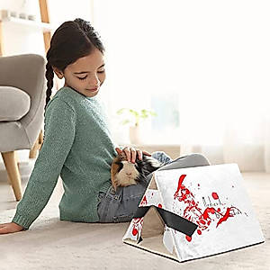 Y-DSIWX Guinea Pig House Bed, Rabbit Large Hideout, Small Animals Nest Hamster Cage Habitats Skull