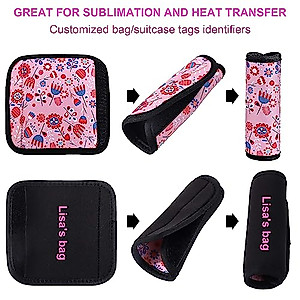 BABORUI Handle Wrap for Bogg Bag, Pink Flower Strap Wrap for Bogg Bag/Simply Southern Bag, Attachments Accessories for Bogg Bags to Relieve Hand Pressure and Protect Bag Handles
