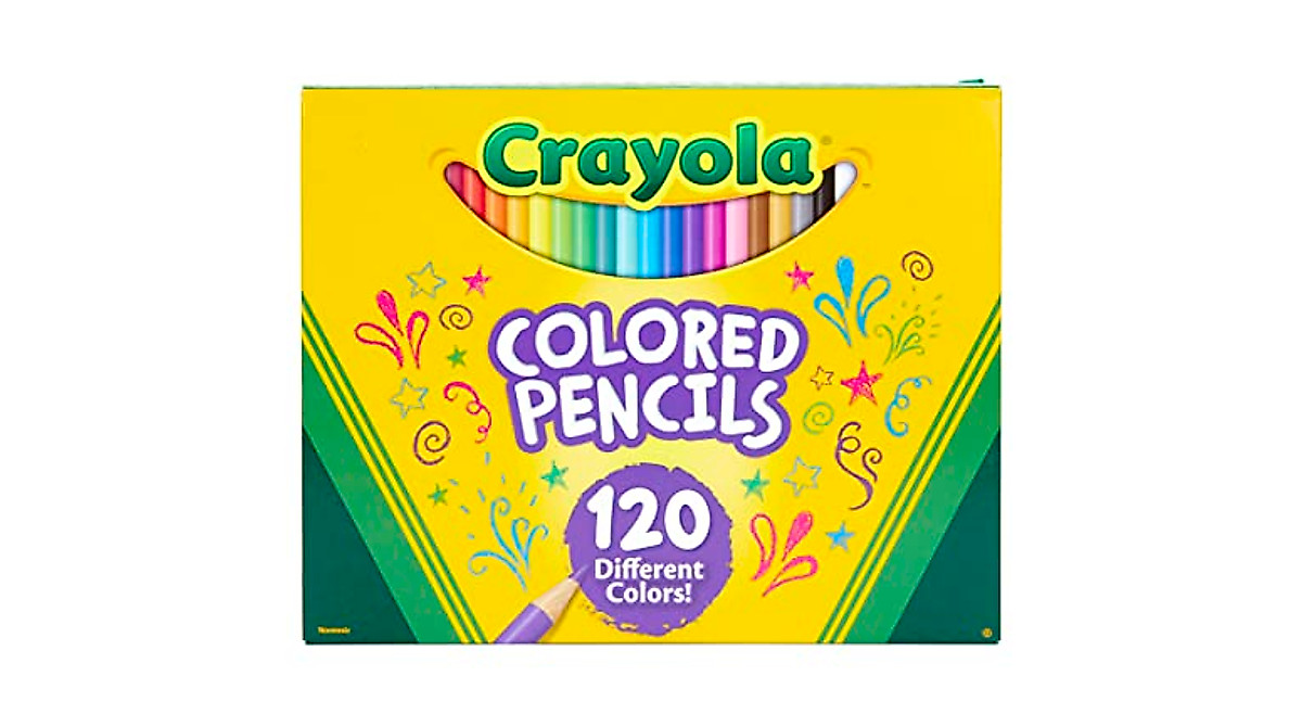 Crayola Colored Pencils Set (120ct) for Artists & Coloring Fans