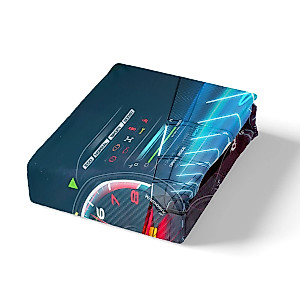 Feelyou Race Car Bedding Sheets Boys Extreme Sports Sheet Set for Kids Boys Cool Car Bedding Fitted Sheet Car Sports Bed Sheets 1 Sheet Set with 2 Pillowcases Full Size